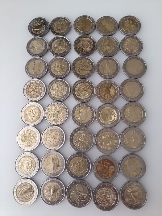 Colecție specială, 40 Monede de 2 EURO Sighetu Marmatiei • OLX.ro