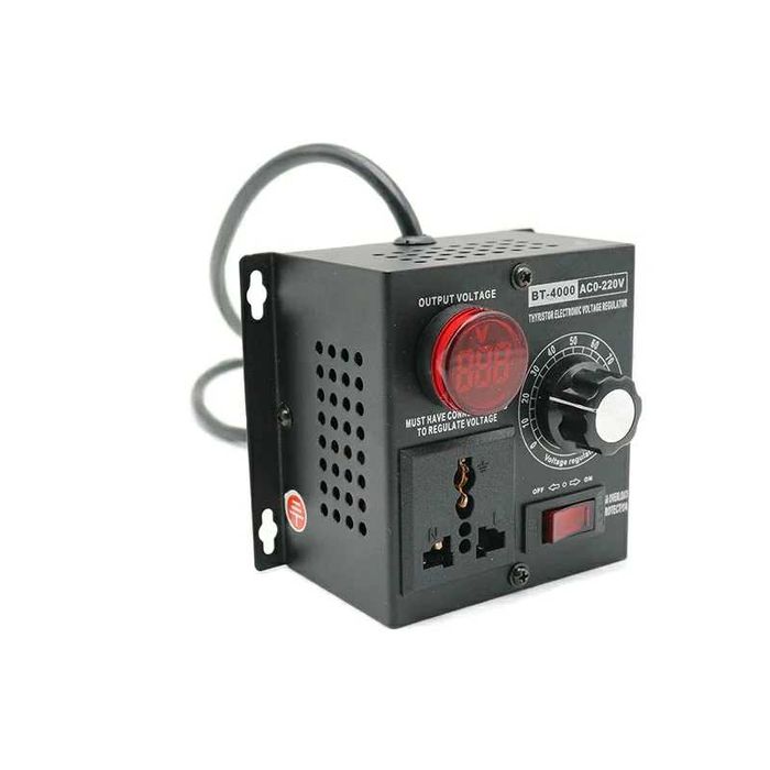 PRIZA cu VARIATOR de TENSIUNE turatie electrica regulator putere 4000W ...