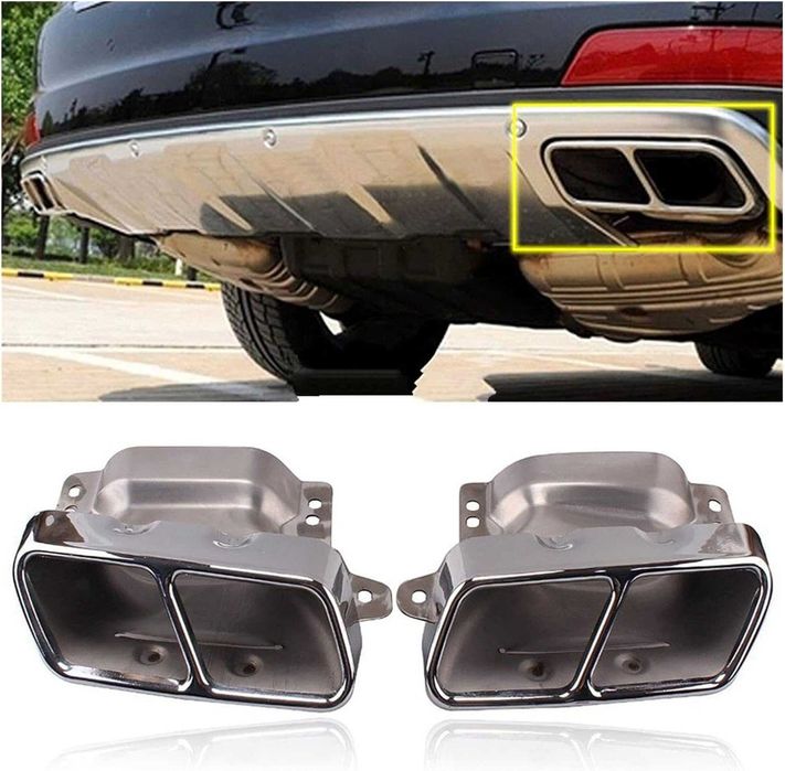 Чисто нови . Двойни Накрайници AMG ауспух Mercedes GL/S/CL/GLA/A гр ...