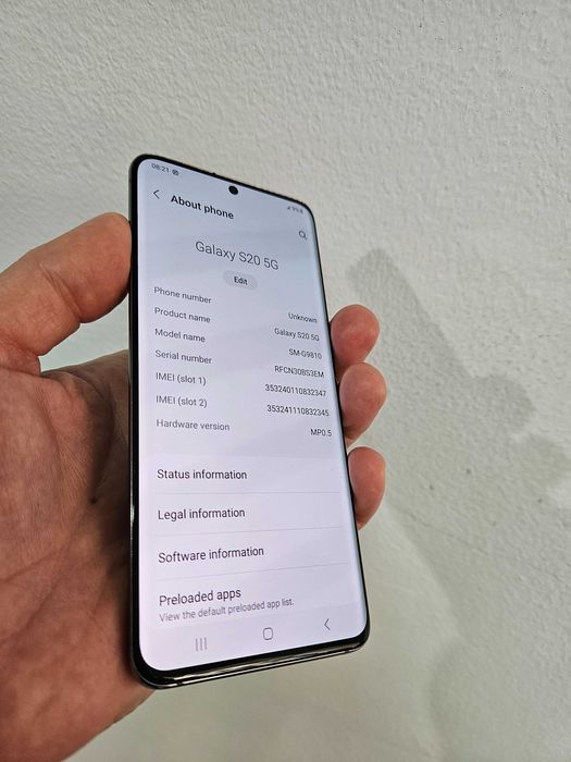 Samsung Galaxy S20, 128 GB, 5 G, impecabil, Garantie. Iasi • OLX.ro