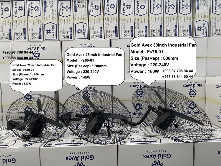 Вентиляторы для дома: 350 000 сум - Климатическое оборудование Ташкент ...