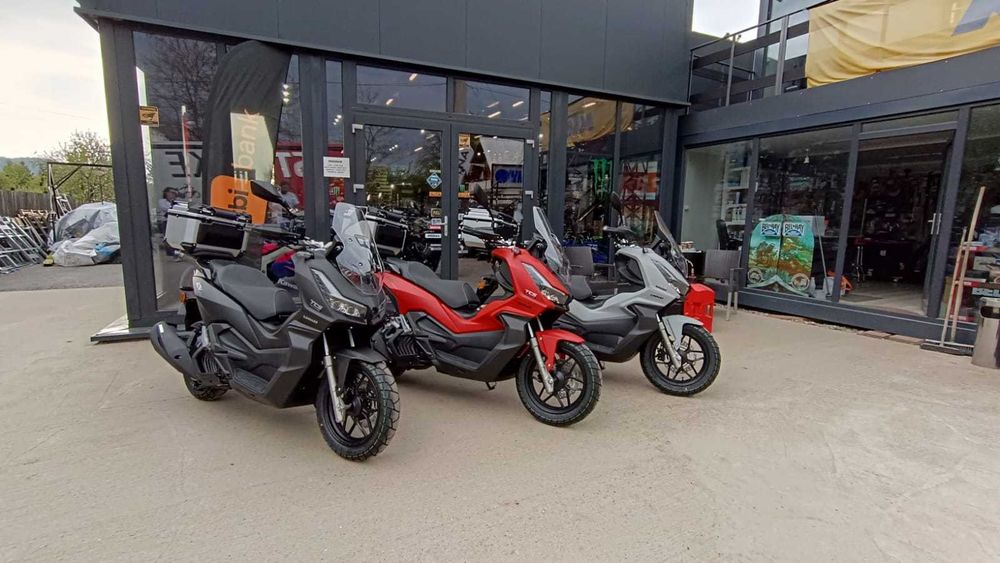Scuter LINHAI ADV 125 ABS+Topbox- se conduce cuB-stoc EST BIKE Campina ...