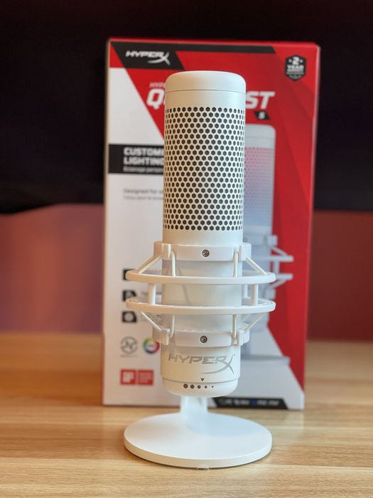 Микрофон HyperX QuadCast S White гр. Пловдив Младежки Хълм • OLX.bg