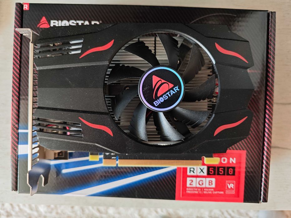 Продавам видеокарта AMD Radeon RX 550 Biostar гр. Самоков • OLX.bg
