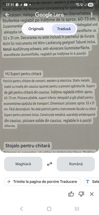 Suport pentru chitara Hotarel • OLX.ro