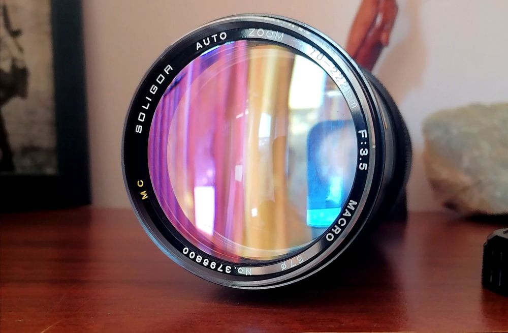Obiectiv manual Nikon Soligor 70-222mm f3.5 Vivitar 28mm f2.5 Ploiesti ...