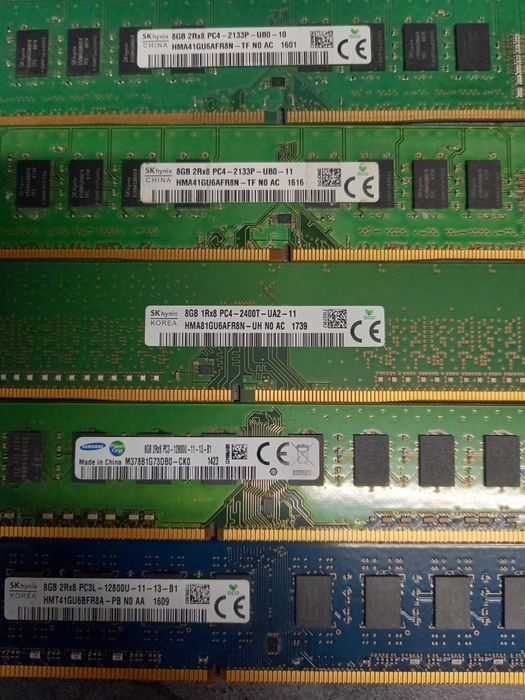 8GB DDR3/DDR4 РАМ памет за компютри,лаптопи и сървъри гр. Силистра Промишлена зона - Запад • OLX.bg