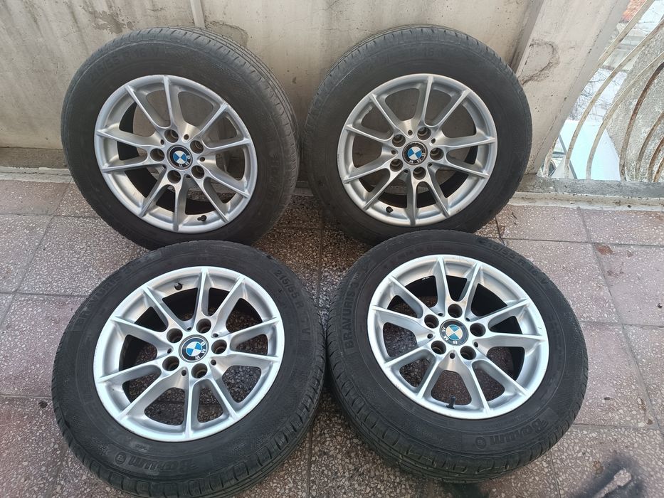 Продавам джанти с гуми БМВ.BMW 215/55R16 215/55/16 гр. Русе Дружба 3 ...