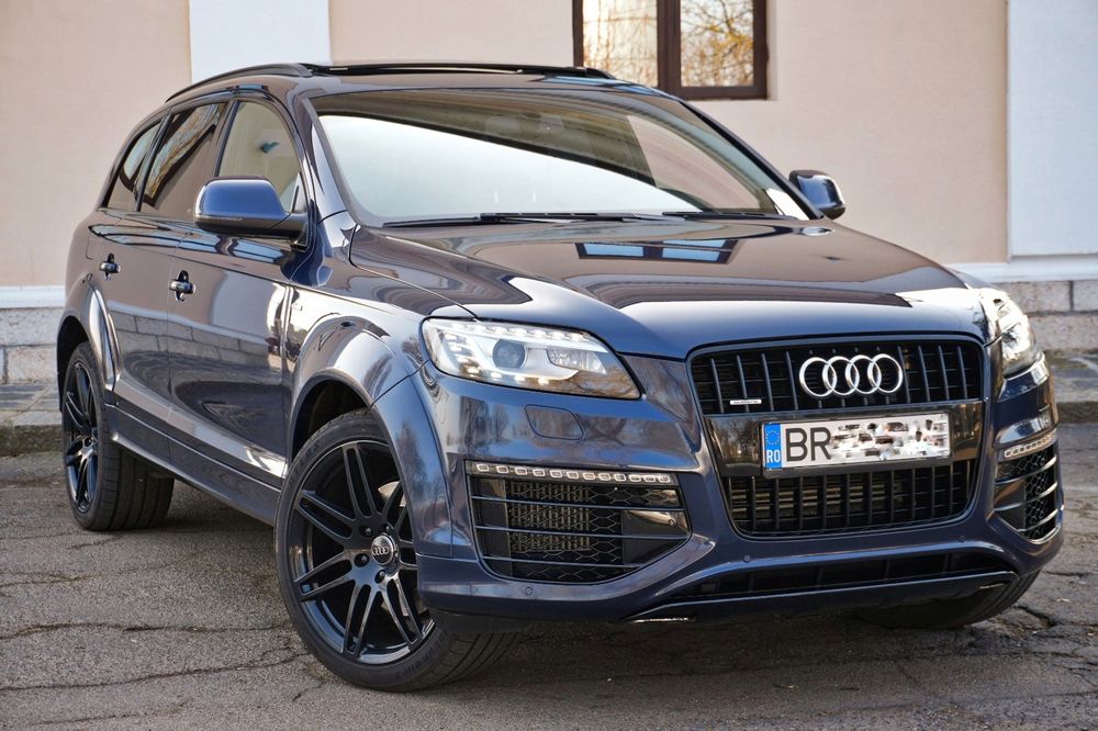 Audi Q7 3.0 TDI Sline 2015 W12 Pachet Exterior - SCHIMB Braila • OLX.ro