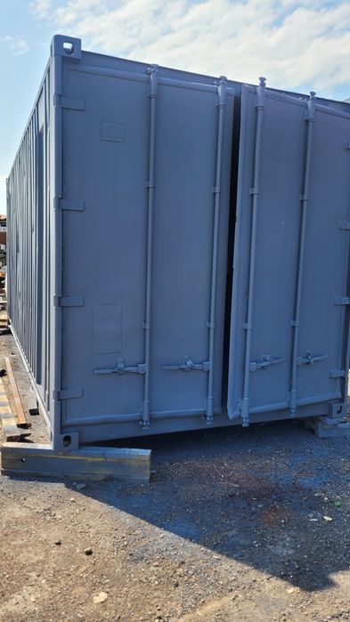 Container metalic maritim depozitare containere organizare santier ...