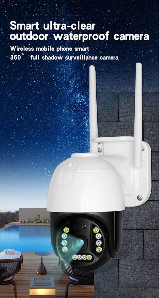 WiFi Уличная поворотная IP-камера наблюдения PTZ outdoor camera kamera ...