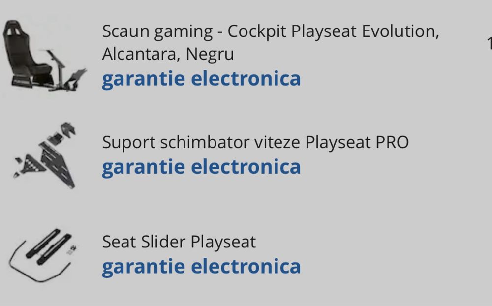 Playseat Evolution + Volan Logitech G29 + Schimbator Ilfov Pantelimon ...