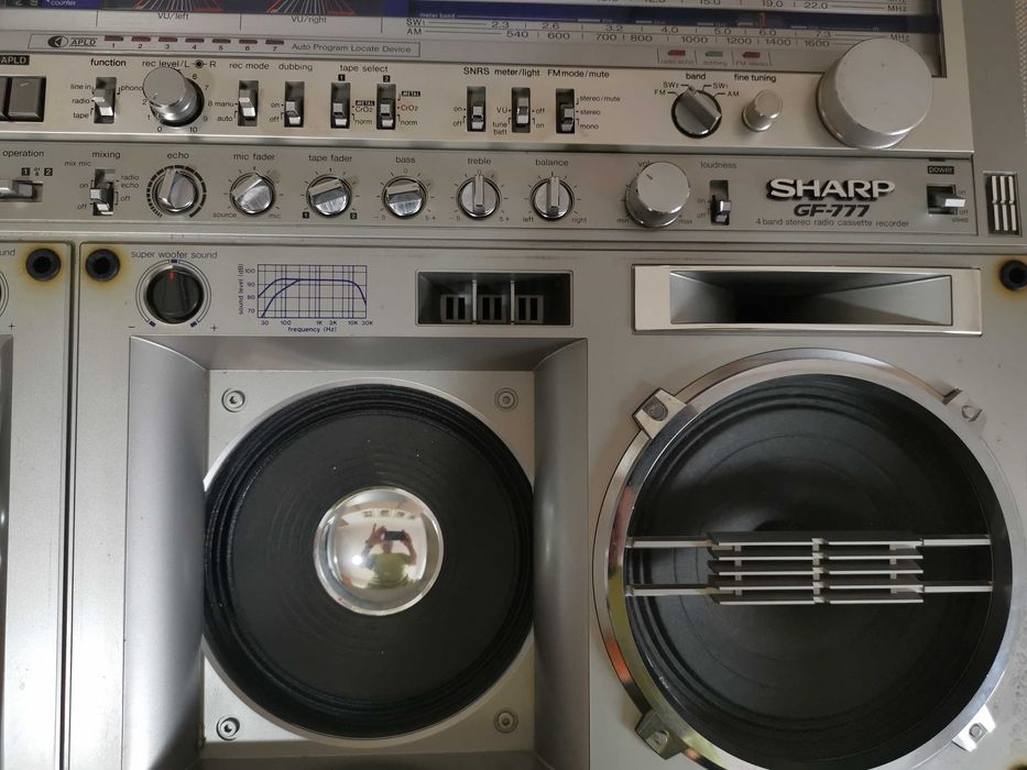 Radio Casetofon SHARP GF-777 Z BOOMBOX GHETTOBLASTER -Impecabil!!! Ploiesti • OLX.ro