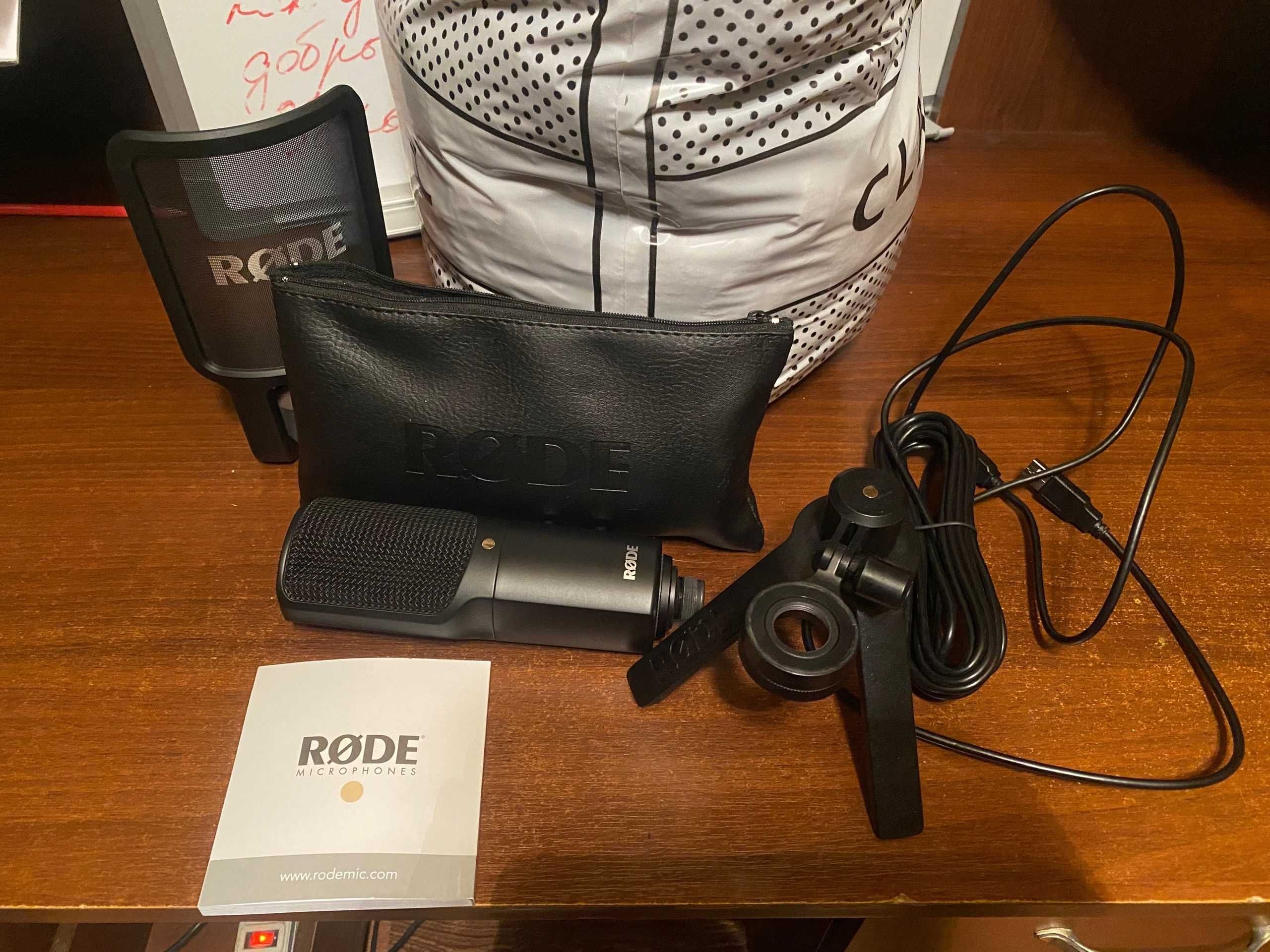Микрофон Rode NT-USB черный: 60 000 тг. - Акустические системы Алматы ...