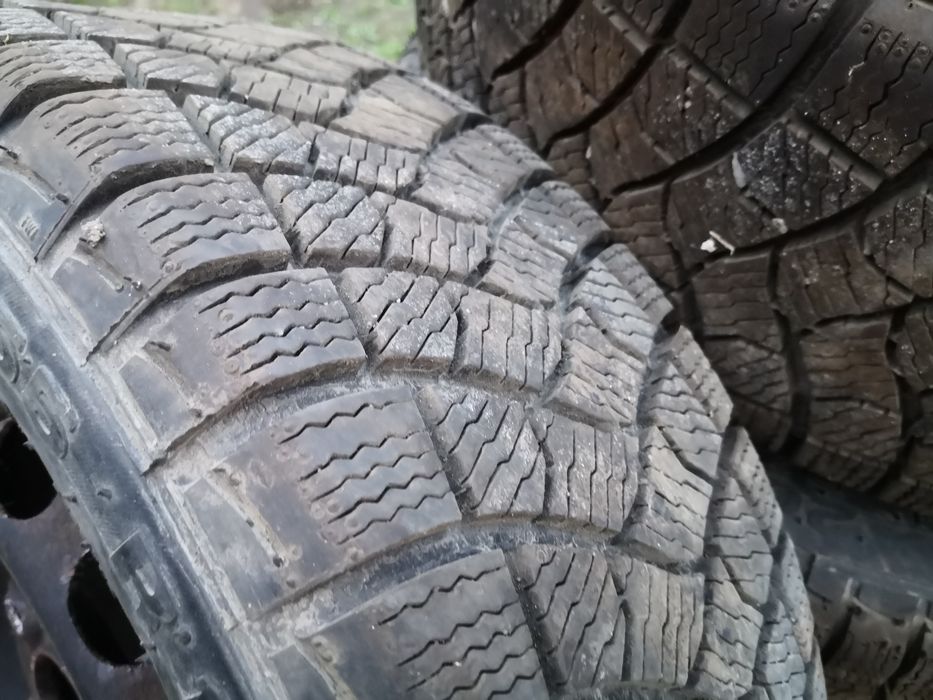 Set 4 jante tabla 5x112 r16+ anvelope iarna 205 55 r16 dot 3122 / 620l ...