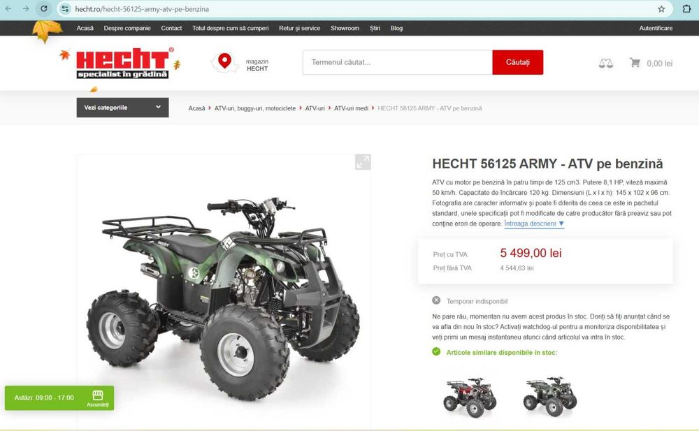 ATV 125cc 3+1 Hecht, ca nou (Hummer, KXD) Suceava • OLX.ro