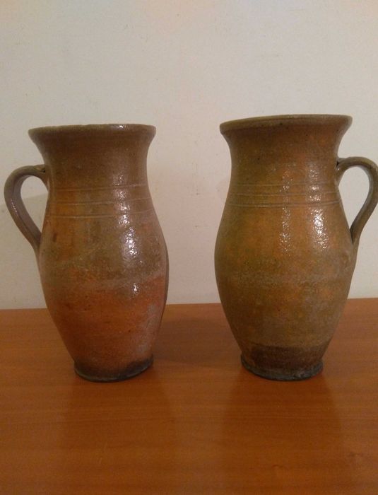 Vase vechi din Transilvania, ceramica cca. 1950 - de colectie Bucuresti ...