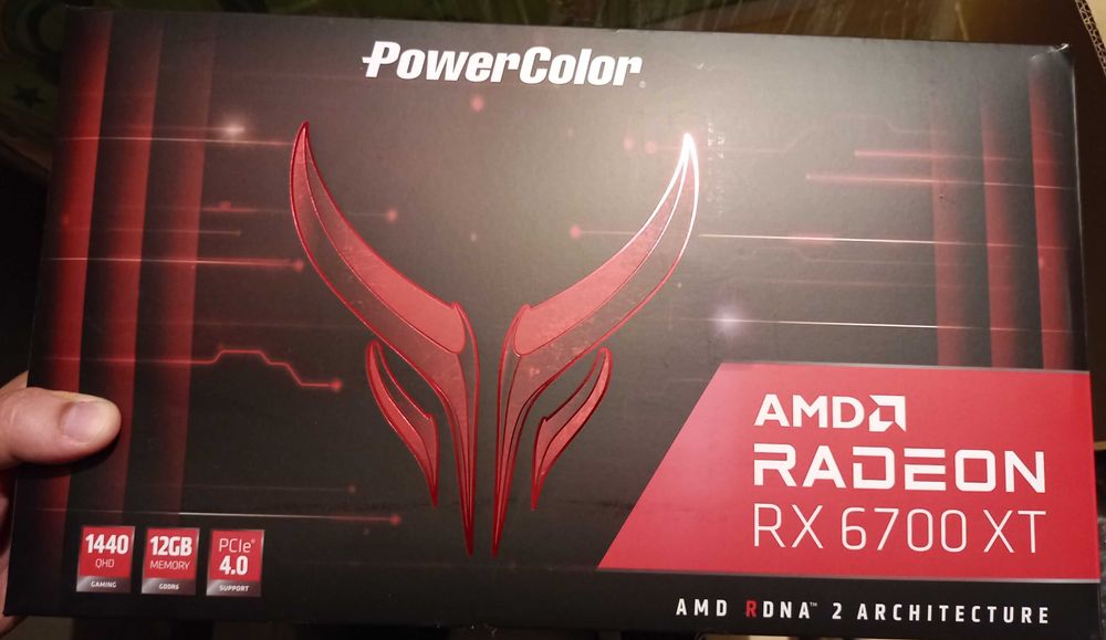 Видеокарта Red Devil AMD Radeon RX 6700 XT 12GB GDDR6 гр. Русе Родина 1 ...