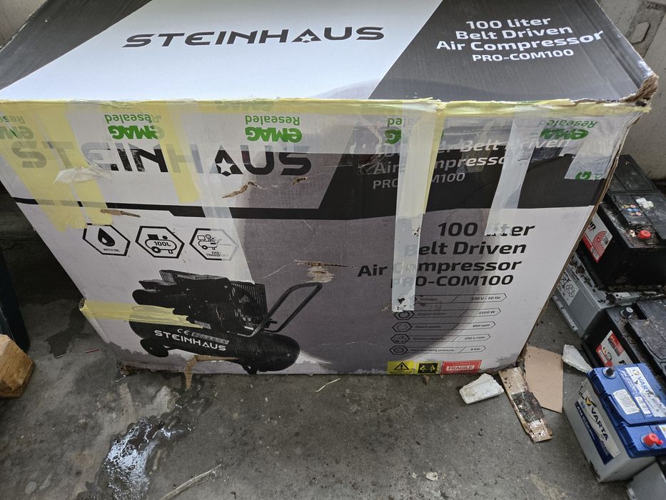 Vând compresor steinhouse 100l nou Oltenita • OLX.ro