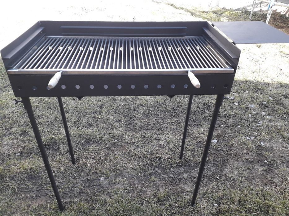 Gratar 60 x 40 cm Grill INOX reglabil pe 3 niveluri, Transport Gratuit ...