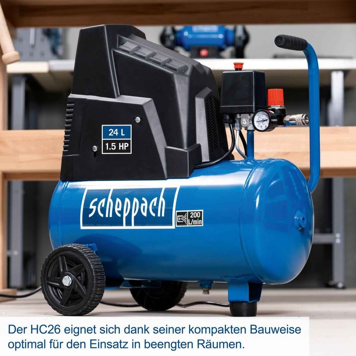 Compresor 24l scheppach germany Alba Iulia • OLX.ro