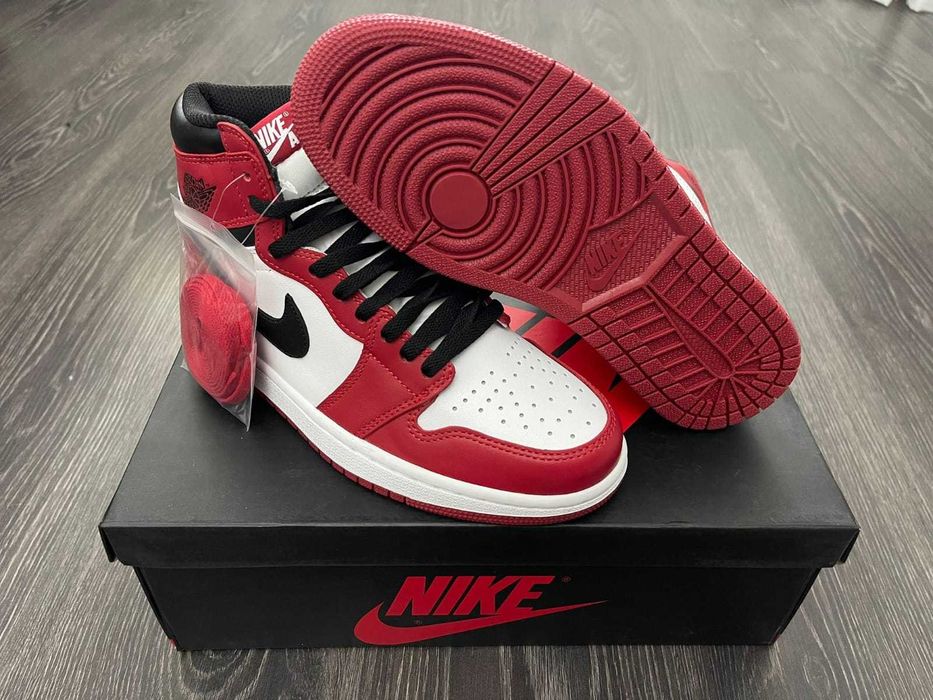Adidasi/Sneakersi Jordan 1 Chicago red Produs nou calitate luxury ...