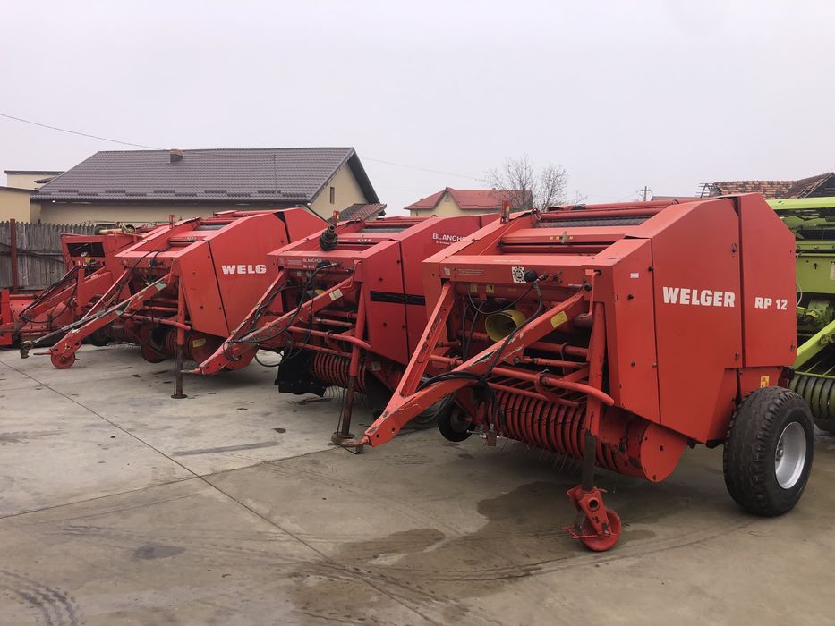 Balotiera,Presa baloti welger RP 12 baloti rotunzi 120/120 Lunguletu ...