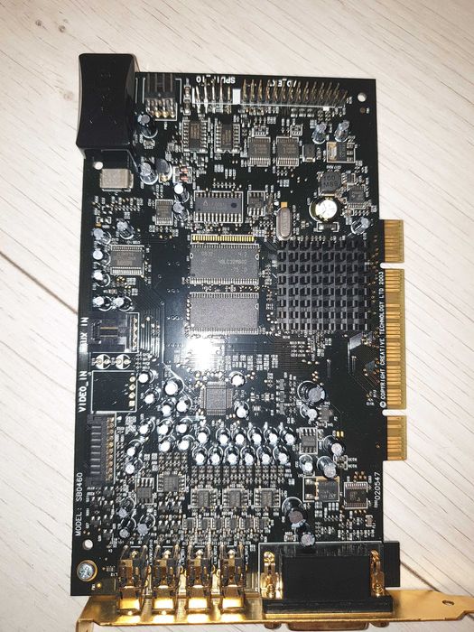 Placa de sunet Creative Sound Blaster X-Fi SB0460 7.1 PCI GOLD Pitesti ...