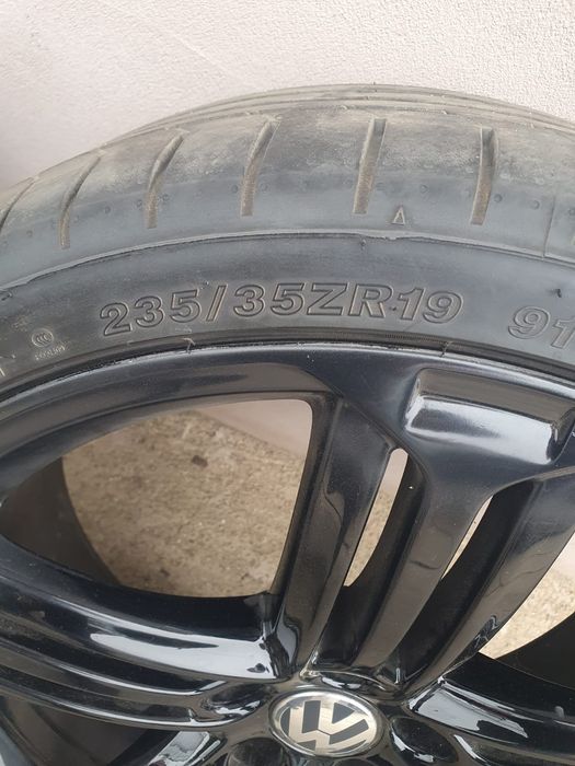 Jante+Anvelope 19" VW R-LINE (B6/B7/B8/Golf/Tiguan/Touareg) negociabil ...