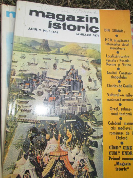 Colectie reviste Magazin Istoric din 1967,1968,1969,1970,1971,1974 ...