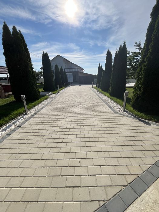 Montaj pavele pavaj bordurile rigole dale montare Botosani • OLX.ro