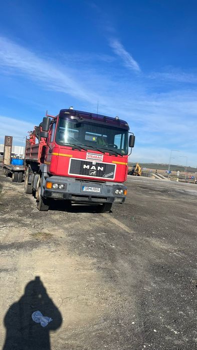 Autobasculanta MAN cu macara Palfinger PK13000 Sibiu • OLX.ro