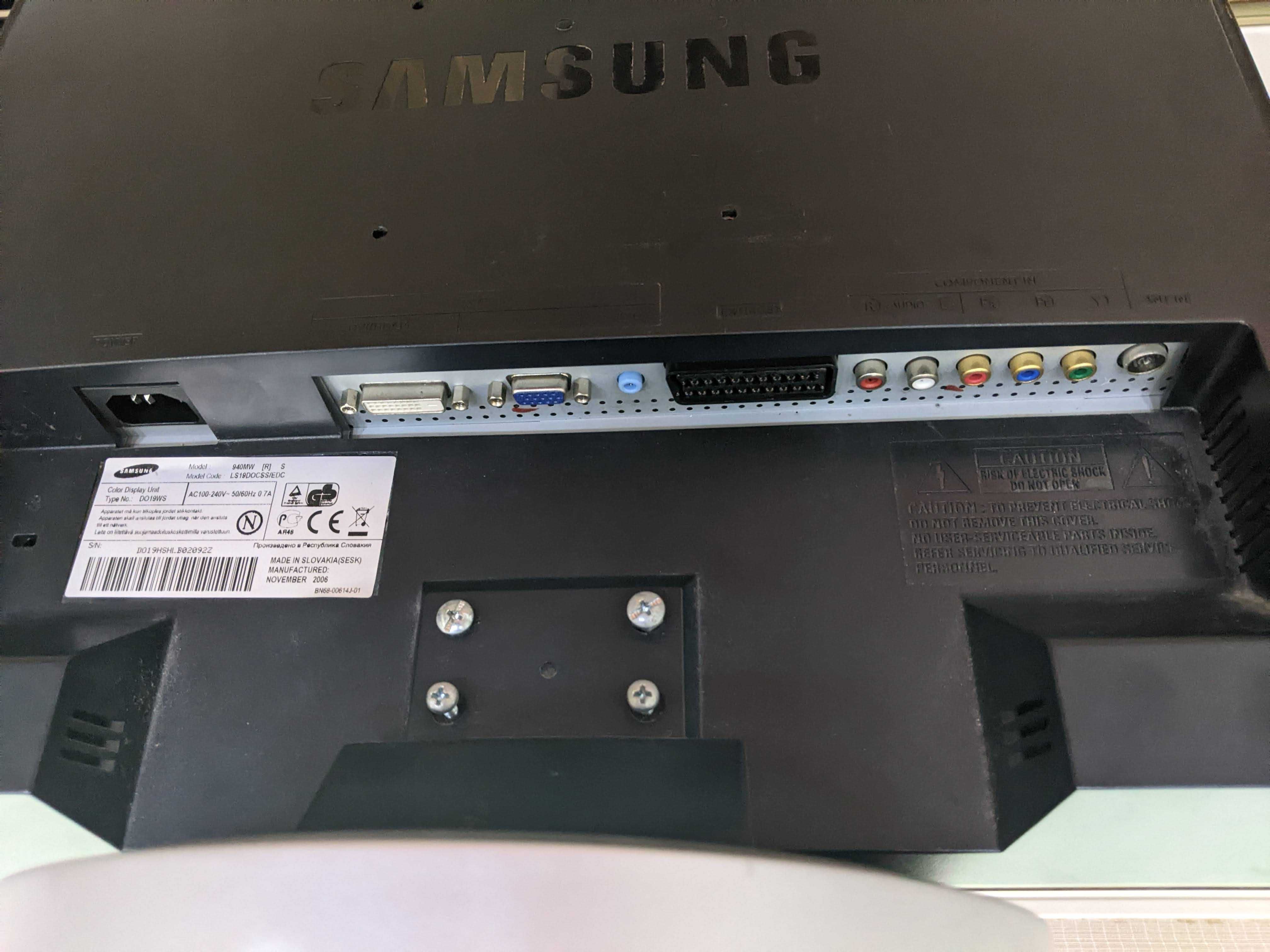 Телевизор - Монитор Samsung SyncMaster 940MW 19" гр. Бургас Център • OLX.bg