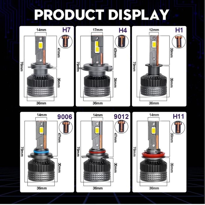 Set Becuri Led H1 H4 H7 H8 H9 H11 HB3 HB4 HIR2 12V-24V 200W Bucuresti Sectorul 6 • OLX.ro