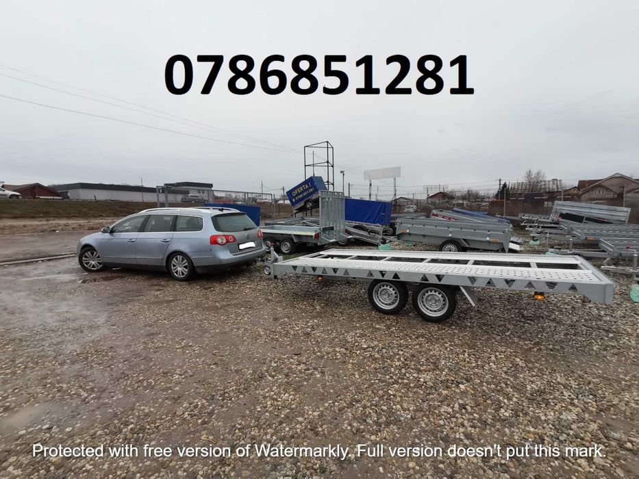 Platforma Auto Trailer Auto 2700 kg Transport Auto Remorca Oferta ...