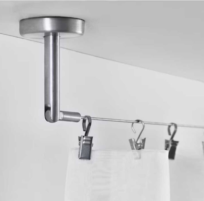 IKEA: DIGNITET DEKA RINGSJON BYGEL. Ancora Inel Suport perdea draperie ...