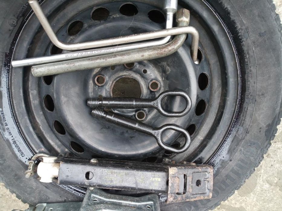 Kit roata rezerva Golf 7, Octavia, Leon R15 6Jx15 ET43 5x112 - ULTIMUL ...