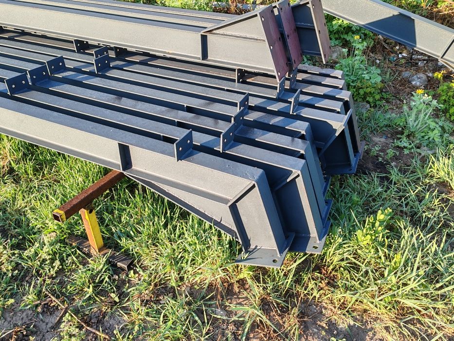 Ferme metalice 10 m Ipe 160 /hala metalica / structura / garaj Roman ...