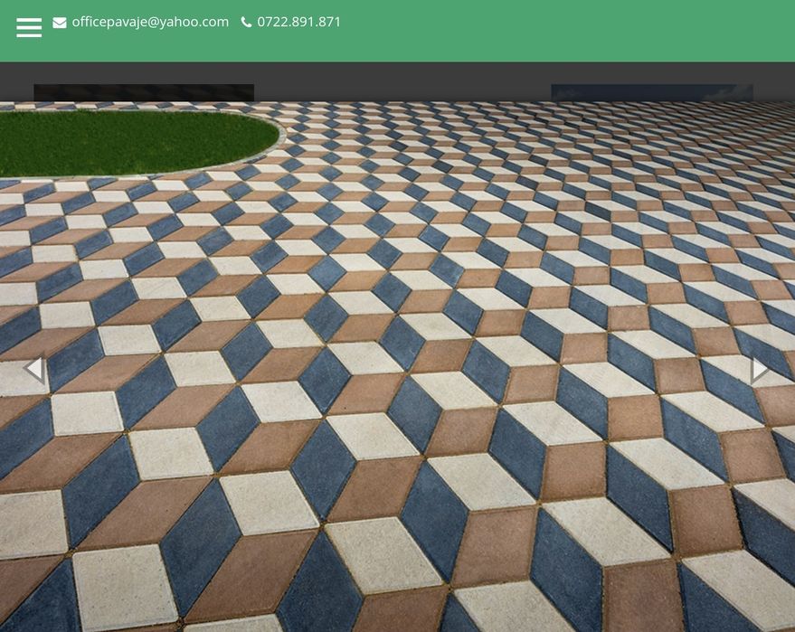 Pavaje pavele romb 3D Calugareni • OLX.ro