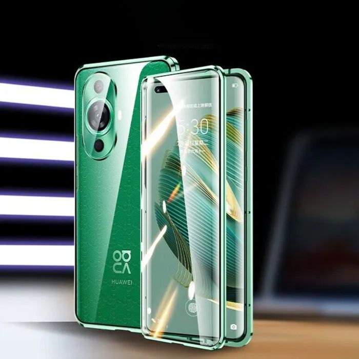 Huawei Nova 11 / 11 Pro / Двоен 360 магнитен кейс с камера протектор гр ...