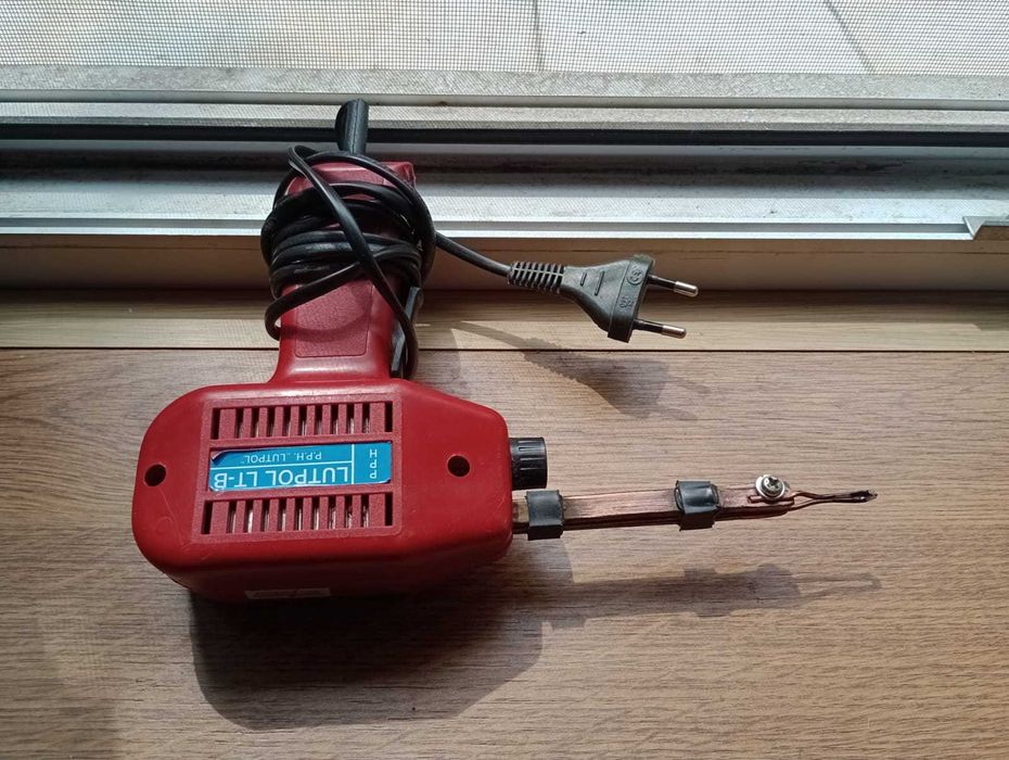 Pistol lipit letcon anii '80 Radio Progres 100W si statie lipit URSS ...