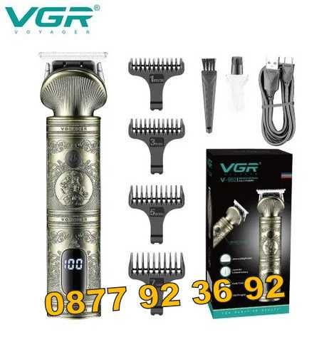 + ДИСПЛЕЙ БЕЗЖИЧНА машинка за подстригване, тример, модел: V-962, VGR гр. Димитровград • OLX.bg