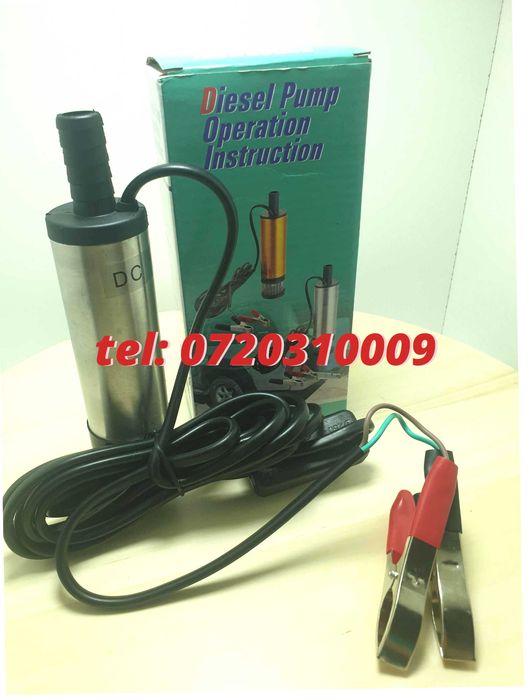 Pompa Electrica Submersibila 12v Motorina Apa Benzina Ulei Lichide Cluj ...