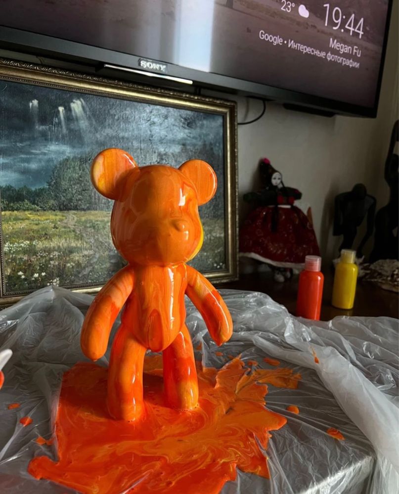 Раскраска BEARBRICK Подарок медведь - Конструкторы Алматы на Olx
