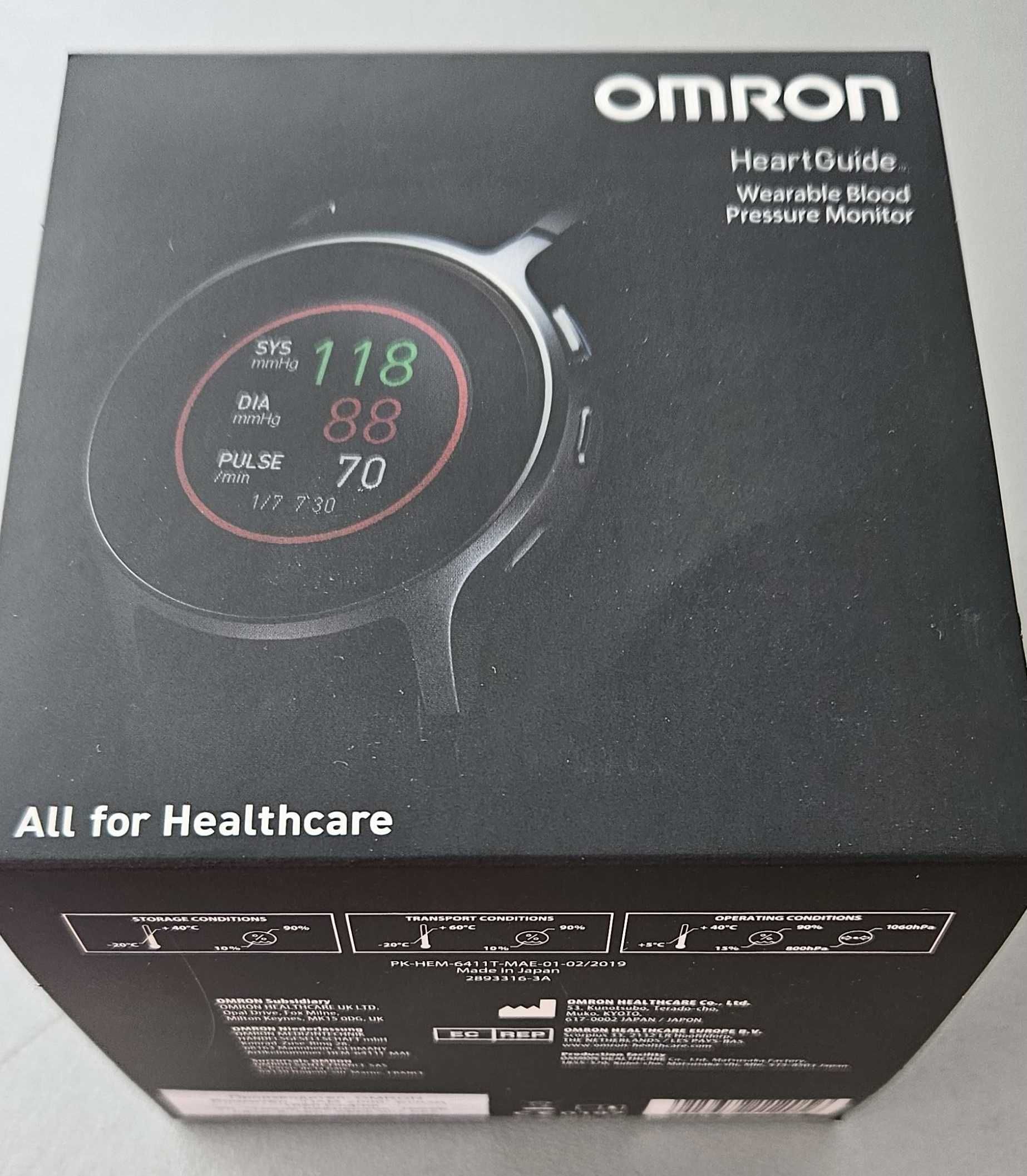 Апарат часовник за кръвно налягане Omron Heartguide Smartwatch Bp8000m