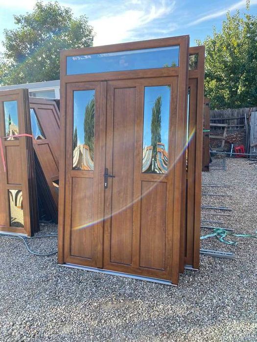 Termopane usi sticla bombata noi maro de la 2100lei Lugoj • OLX.ro