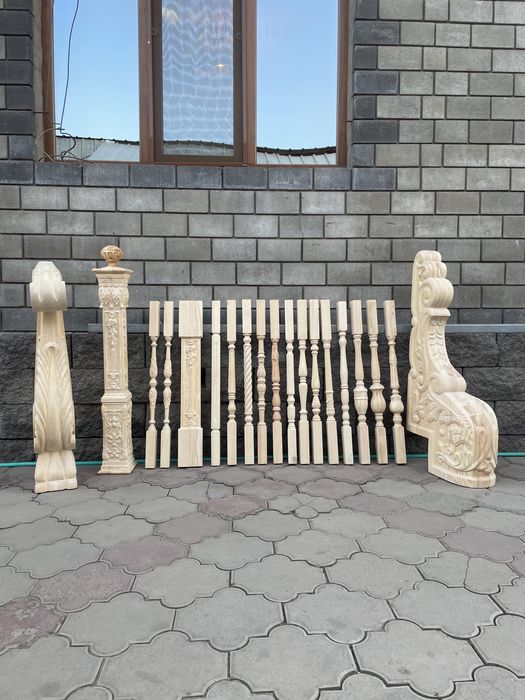 Балясины для лестницы, ножки для стола, астау, конусные ножки, стойки ...