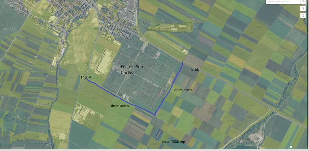 Teren Codlea/7300 mp/iesire Codlea-Ghimbav langa fostele sere Codlea ...