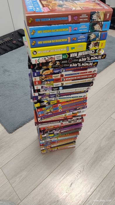 Manga my hero academia MHA +demon slayer+chainsaw man (40 vol total ...