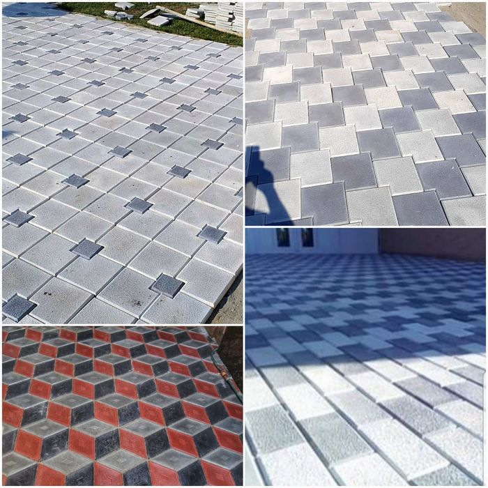 Pavaje Si Pavele Din Beton Model Romb 3D Combi Oferim Montaj i Transp